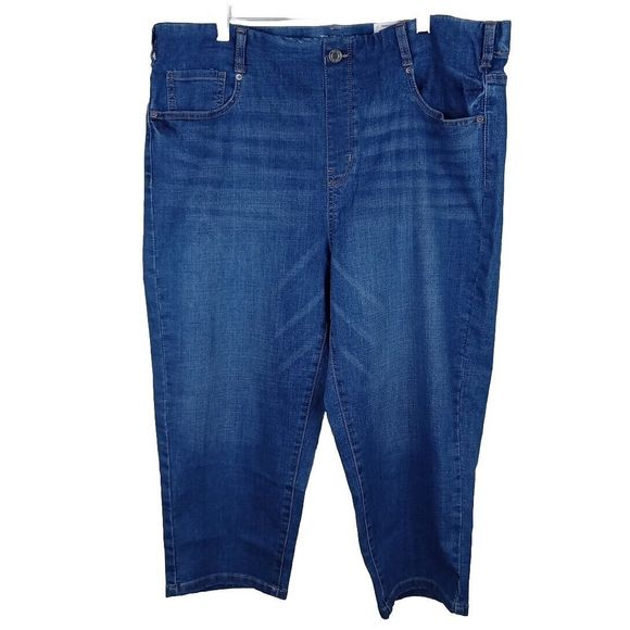 Time and Tru | Jeans | New Time And Tru Womens Capri Jeans Straight Leg ...